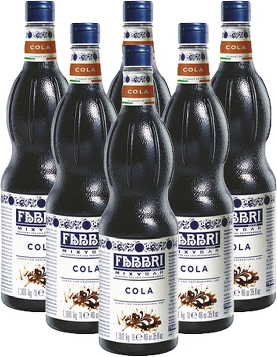 Fabbri - Mixybar Cola Siroop - 6x 1ltr | bol