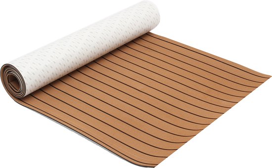 90x240cm Decking Zelfklevende Bootmat - EVA Teak Foam Decking Mat ...