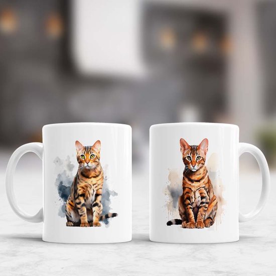 Mok Leo - Cats - Gift - Cadeau - CatLovers - Meow - KittyLove - Katten -... | bol