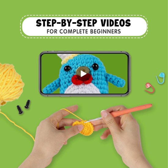 Complete haakset voor beginners, dieren, haken, breien voor beginners ...