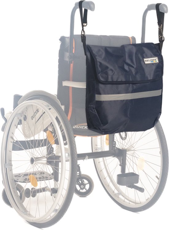 Belieff Rolstoeltas - Achterkant - Tas Rolstoel - Rolstoelaccessoires ...