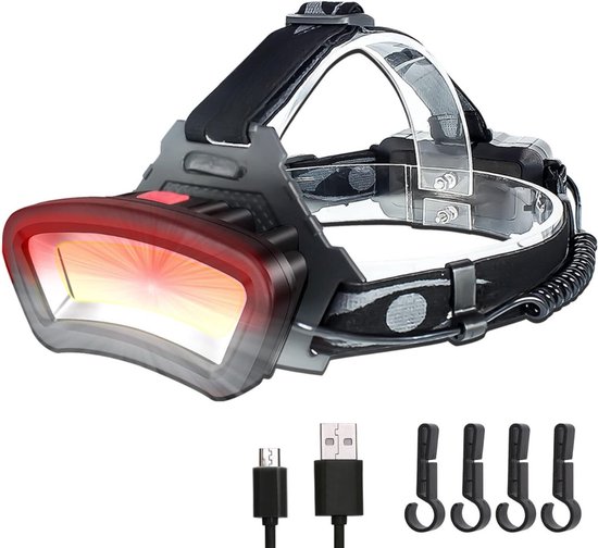 Hoofdlamp Rood Licht - Militaire Hoofdlamp | bol