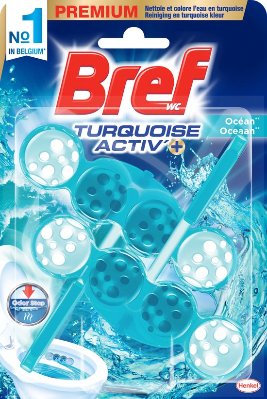 Bref - Turquoise Activ' - Schoon Toilet - Langdurige en Intense ...