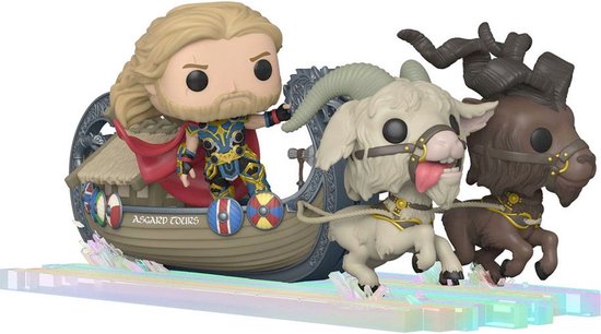 Funko Thor met Goat Boat - Funko Pop! Ride Super Deluxe - Thor: Love ...