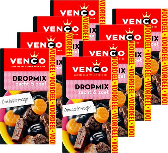 Venco - Dropmix (Zoet & Zacht) - 8x 475g | bol