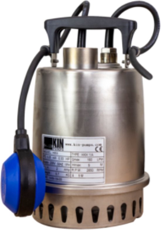 KIN Pumps HKH 1/A - RVS Dompelpomp, professioneel leegpompen ...