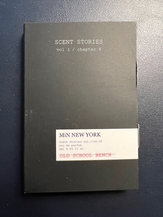 MiN New York - OLD SCHOOL BENCH - 2ml EDP Original Sample | bol