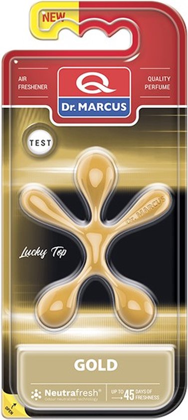 Dr. Marcus Lucky Top Gold Luchtverfrisser - Neutrafresh Technologie - Langdurige... | bol