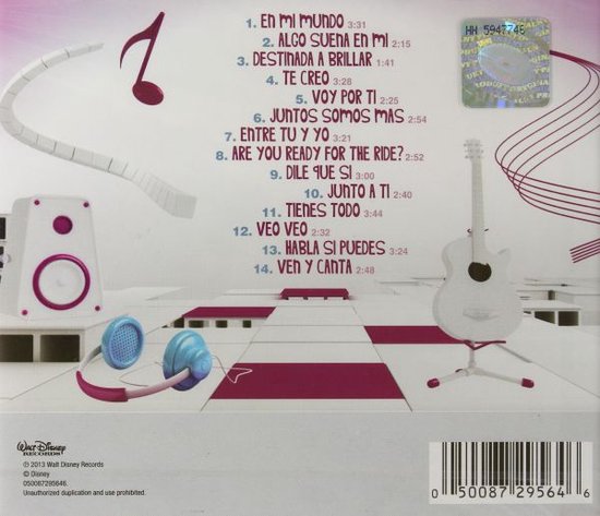 Violetta soundtrack [CD], Ost | Muziek | bol