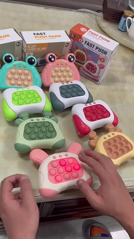 Pop-it quick push bubble fidget game, spel, speelgoed, kinderen ...