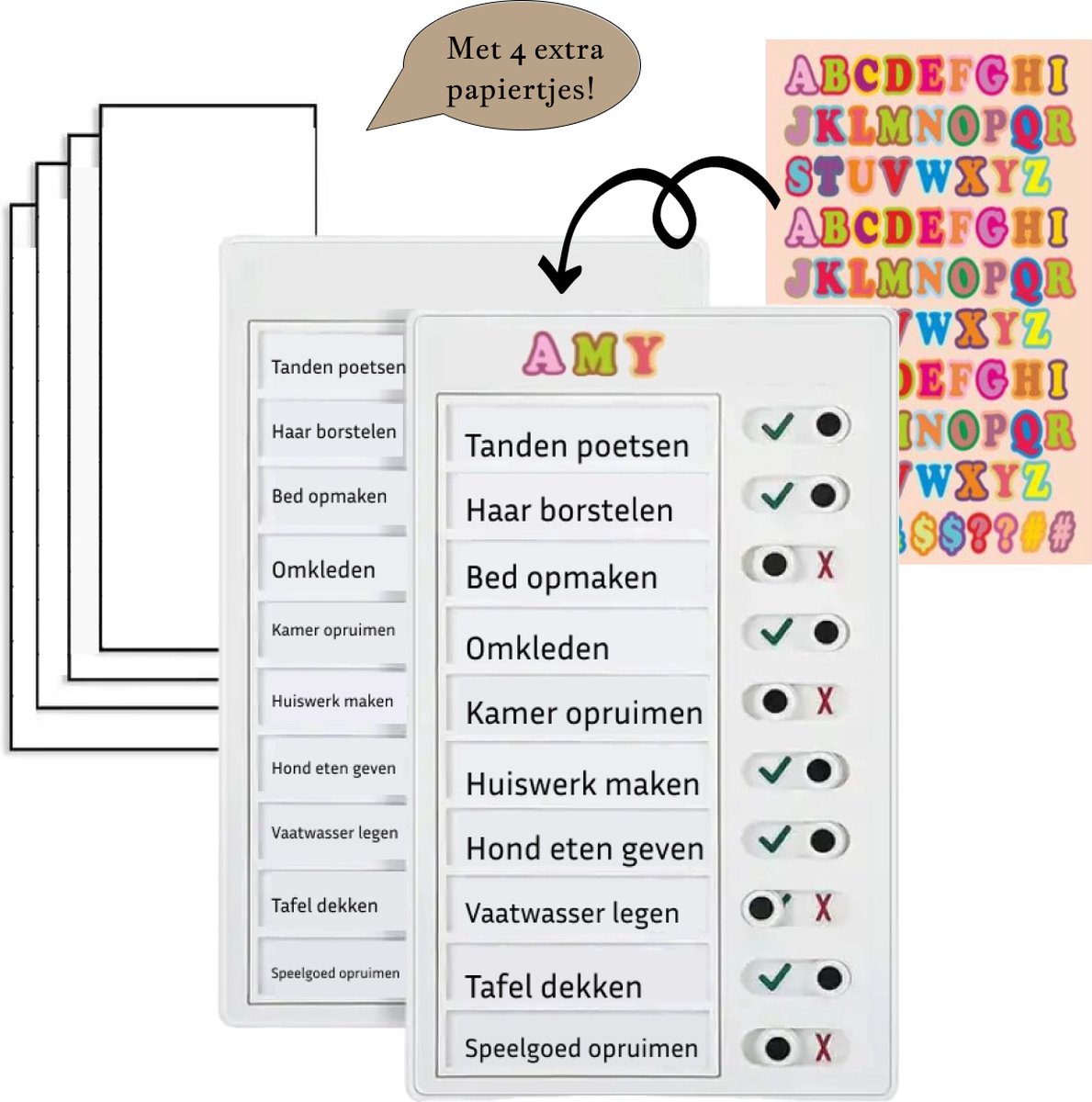 To do planner – Planbord om routines op te bouwen - Dagplanner kind ...