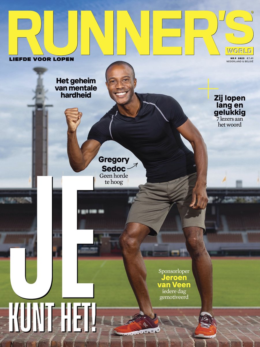 Runner's World editie 9 2023 - tijdschrift - Gregory Sedoc | bol.com