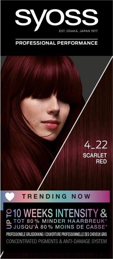 SYOSS Color baseline 4-22 Scarlet Red - 1 stuk | bol