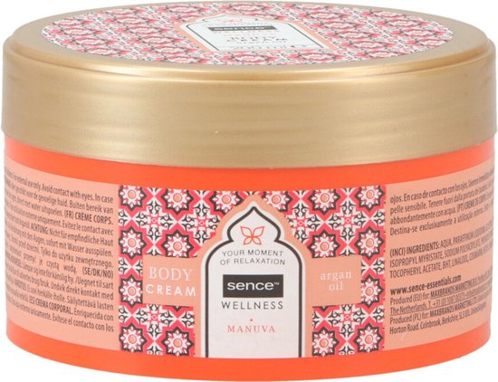 Sence Wellness Body Crème Manuva 200 ml - Voordeelverpakking 24 stuks | bol