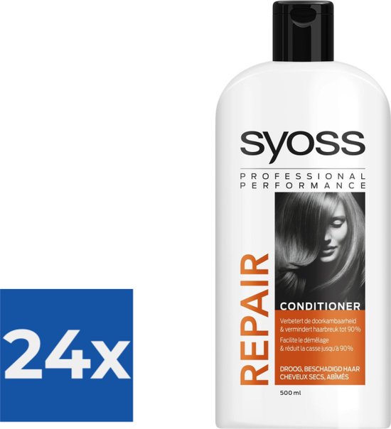 Syoss Conditioner Repair Therapy - Voordeelverpakking 24 stuks | bol
