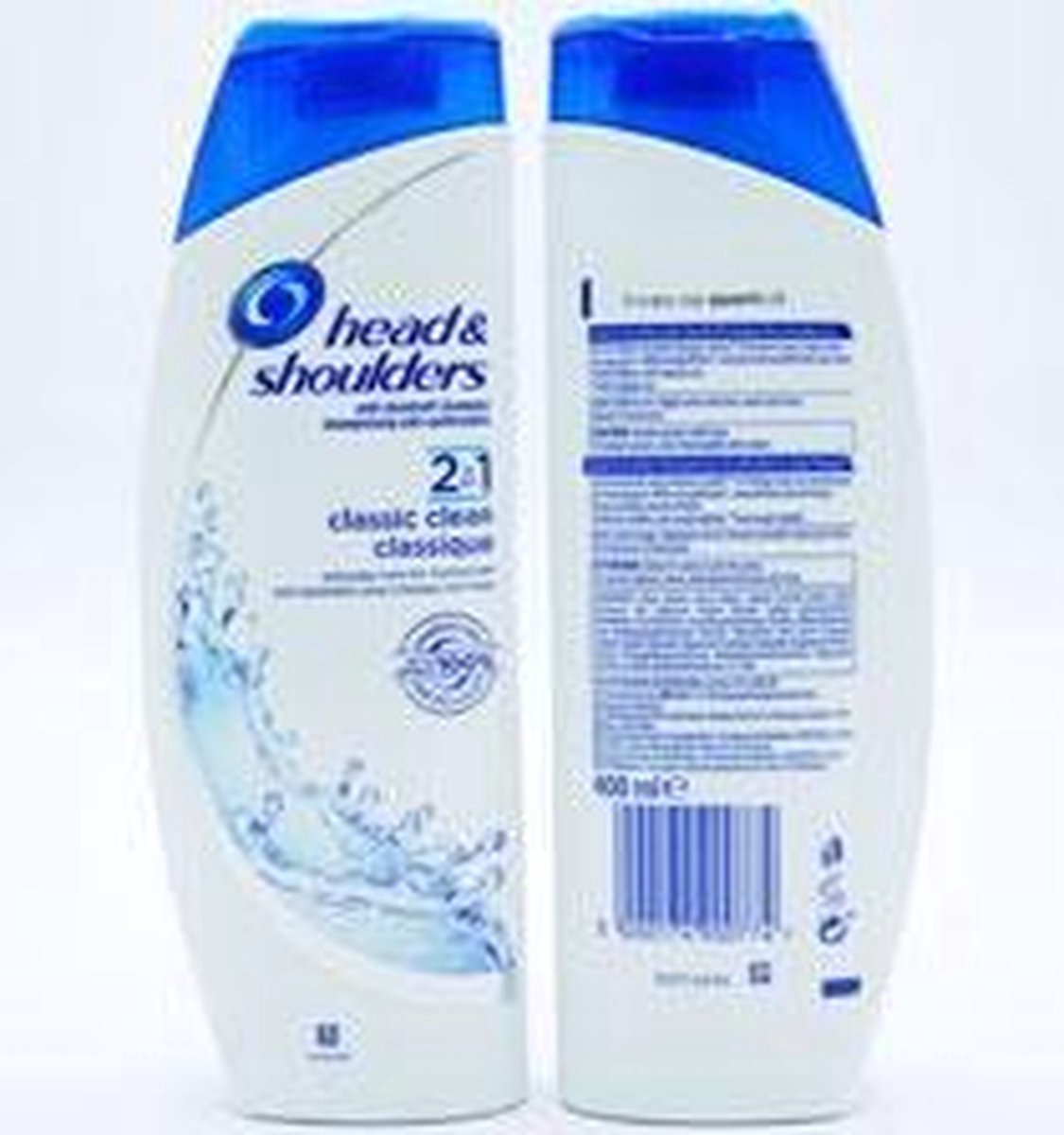 Head & Shoulders 2 in 1 Classic Clean 400ml - Voordeelverpakking 12 ...