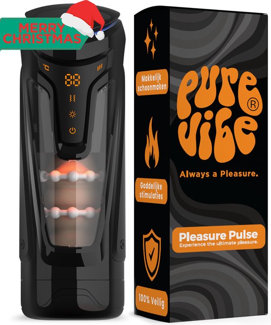 PureVibe Pleasure Pulse Masturbator Vibrators voor Mannen Seksspeeltjes -... | bol