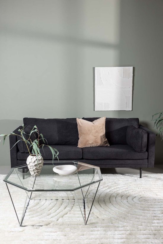 Boom bank 3 persoons zwart. | bol