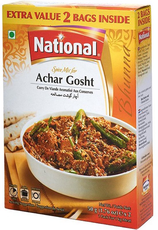 National Spice Mix For Achar Gosht (86g) | bol