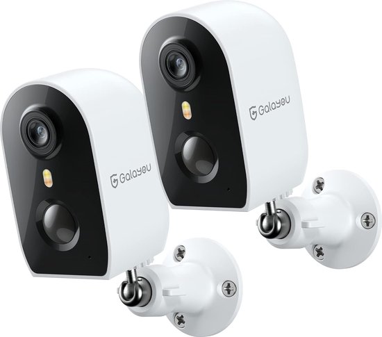 GALAYOU Bewakingscamera's voor buiten, draadloos, batterij – 2K-bewakingscamera, wifi,... | bol