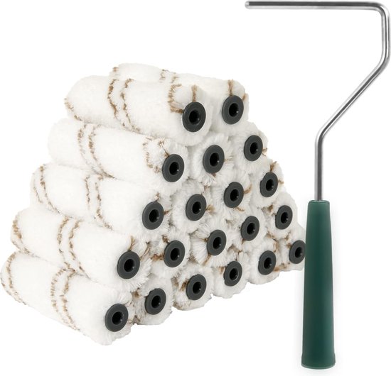 Kleine verfroller, microvezel verfroller, 4 inch verfrollers voor het ...