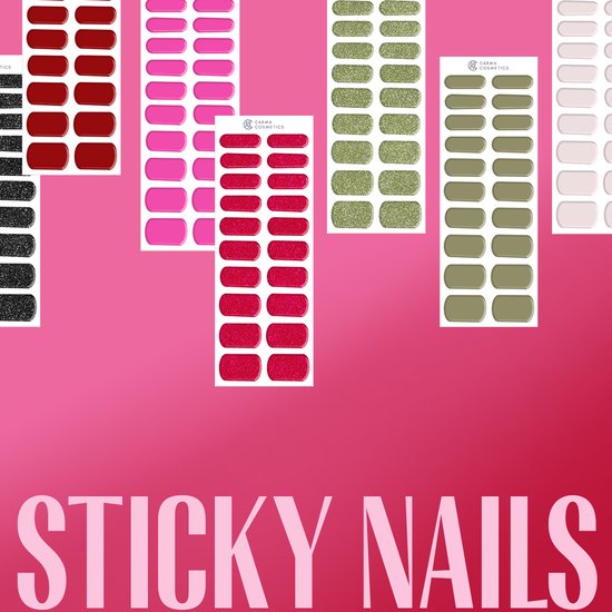 STICKY NAILS Dazzling Noir (Gelpolish Stickers) | bol