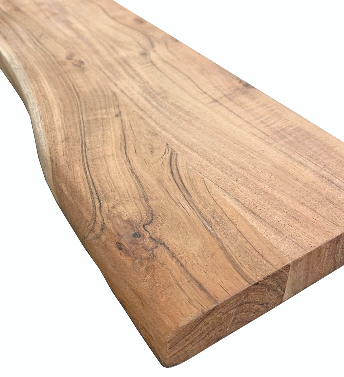 Acacia plank massief boomstam 140 x 20 cm - Houten planken voor muur ...