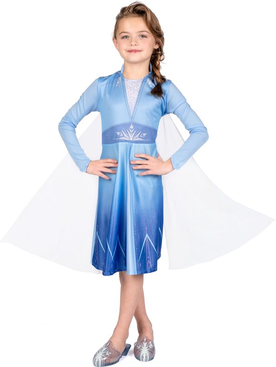 Elsa jurk kind Frozen II - Maat M (7-8 jaar) | bol