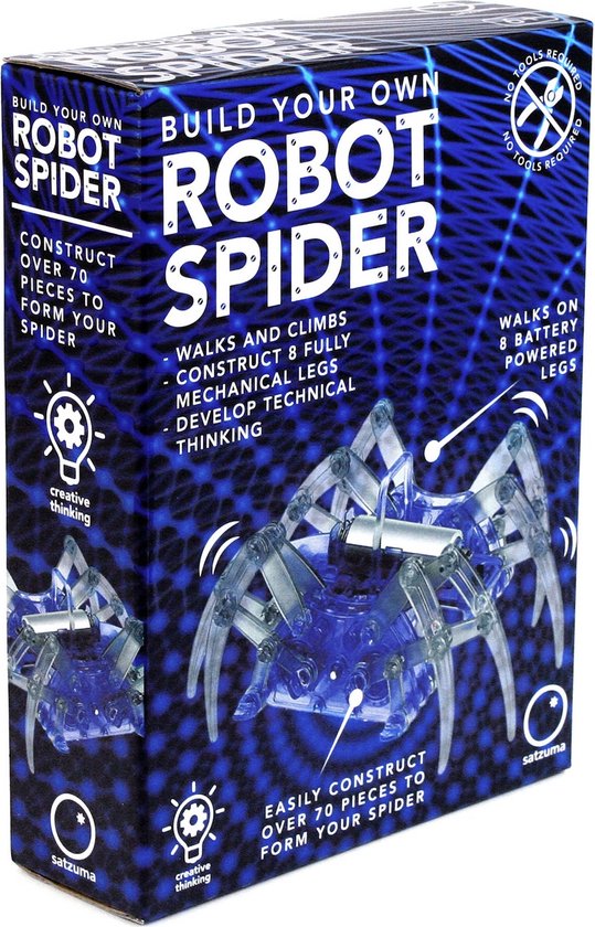 Satzuma - Build your own Robot Spider - STEM | bol