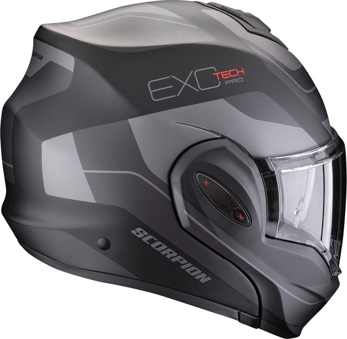 Scorpion Exo-Tech Evo Pro Commuta Matt Black-Silver M - Maat M - Helm | bol