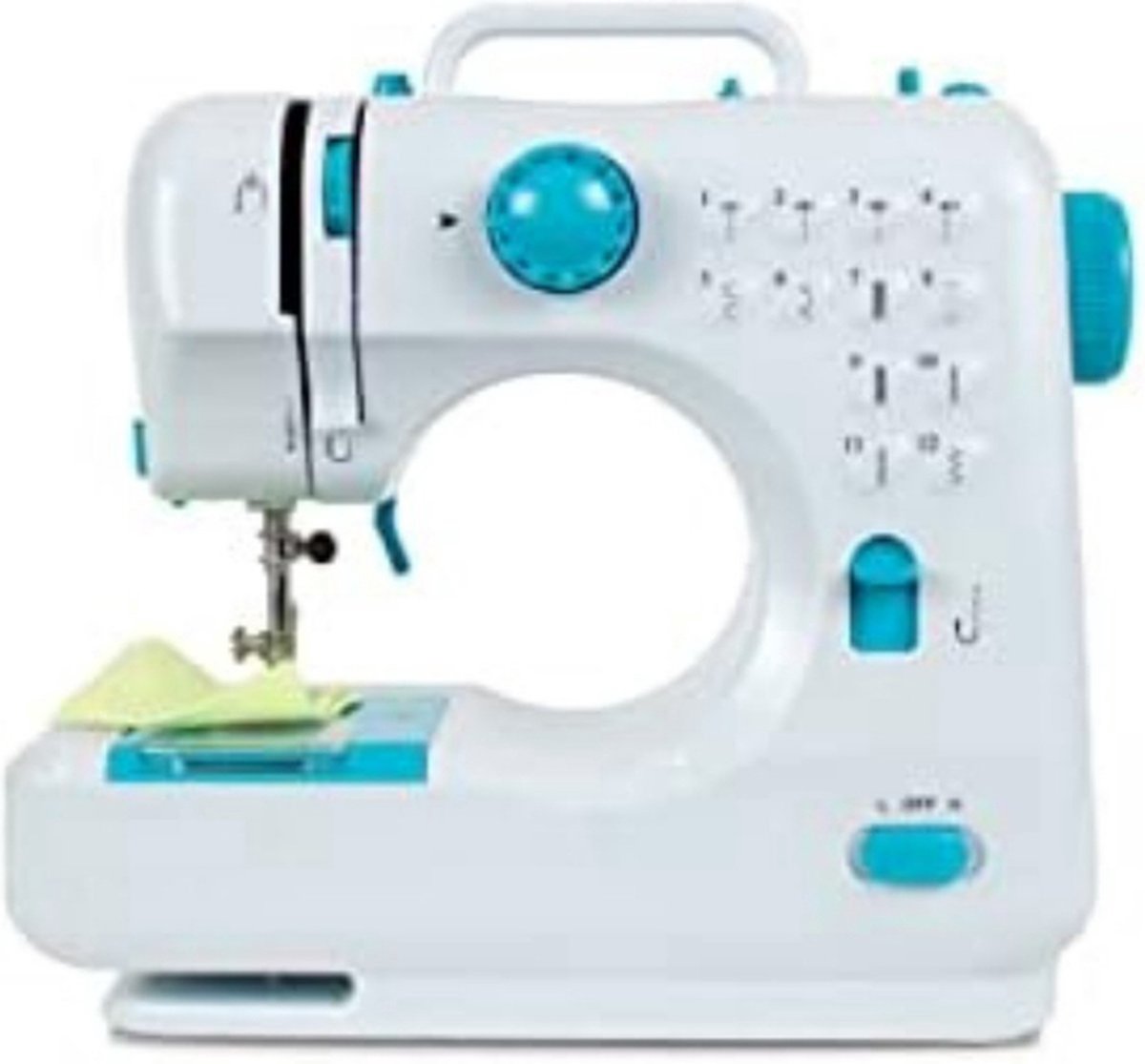 Borduurmachine - Naaimachine - Wit/Blauw | bol