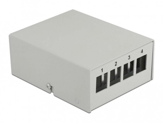 Keystone patch panel 4 Port Gray | bol