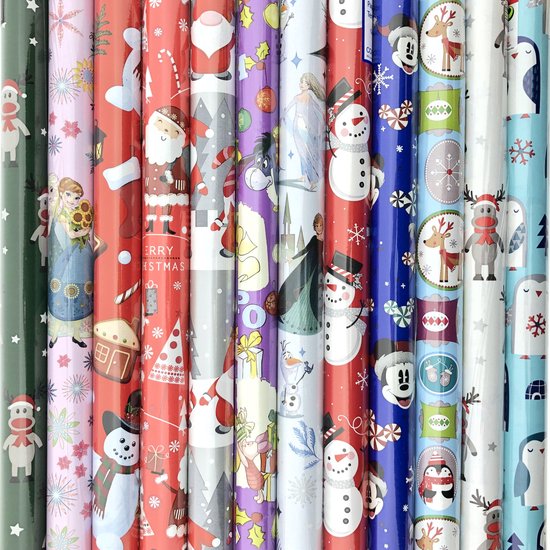 Kerstpapier cadeaupapier - Inpakpapier voor KINDEREN K30 - 200 x 70 cm ...