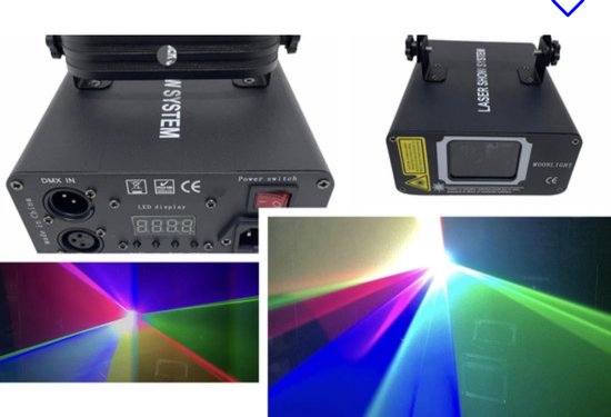 Laser full-color kleuren laser (500mW) | bol