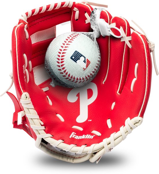 Franklin 9,5 Inch Youth MLB Glove and Ball Set Team Phillies | bol