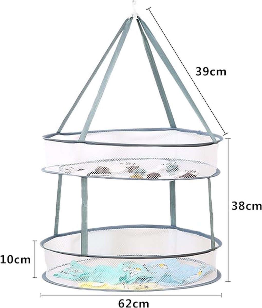 Opvouwbaar Droogrek, Mesh Kleding Opknoping Droger Opknoping Droger ...