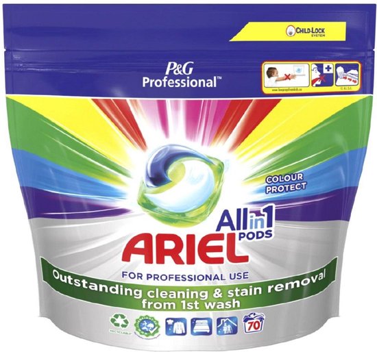 Ariel - Professional - All-in-1 Pods - Color - 140 stuks | bol