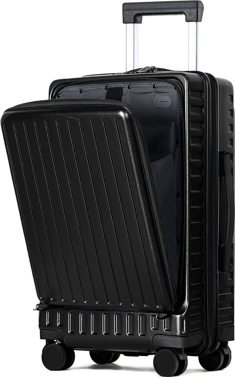 TAN.TOMI Handbagage Koffer met voorvak - Reiskoffer met Wielen - 45cm ...