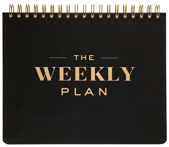 Eccolo Undated Spiral Planner Planning Pad (Weekly Plan) 20.96 x 25.4 x ...