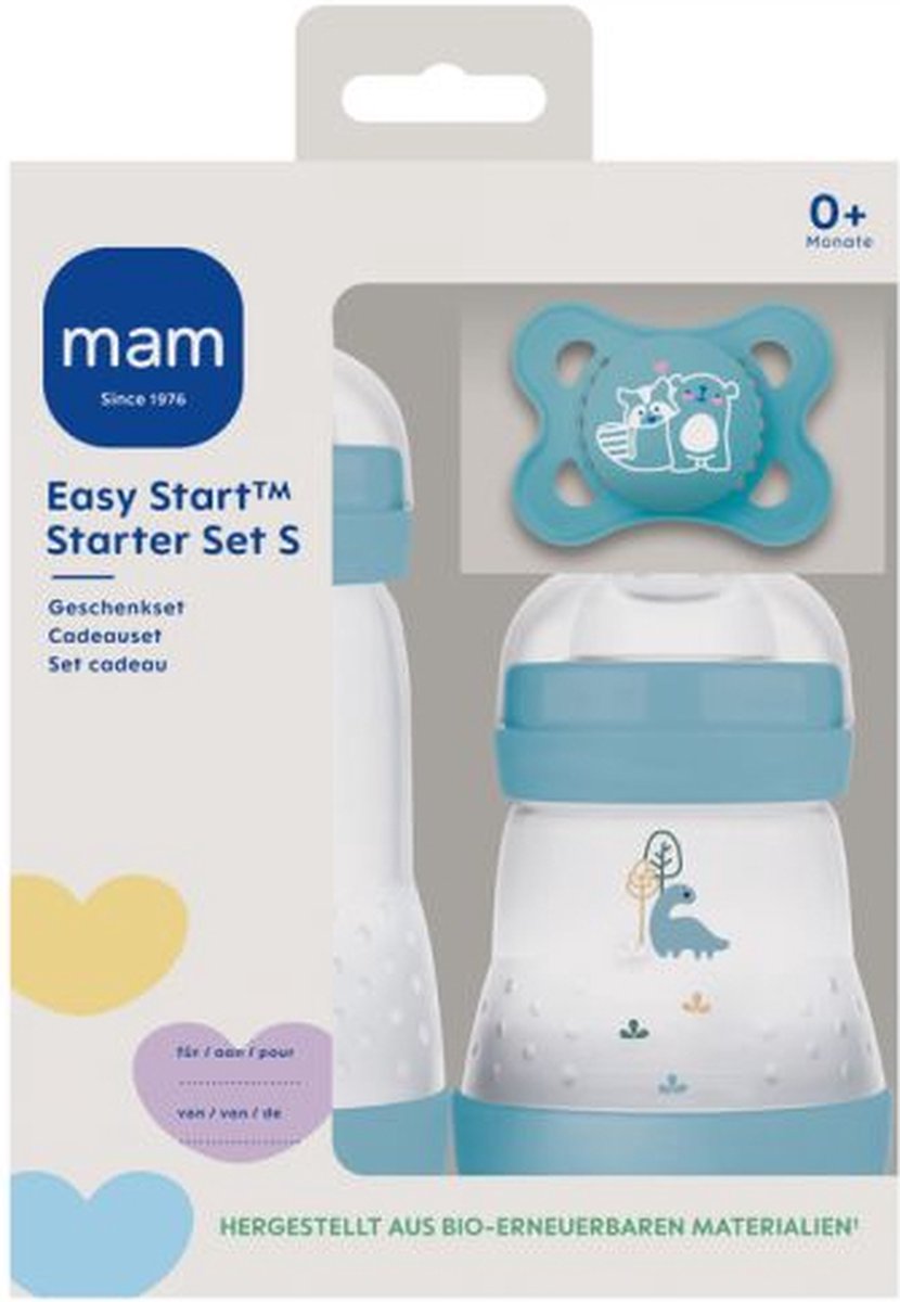 Mam Easy Start Anti-Colic Starter Set S blauw | bol