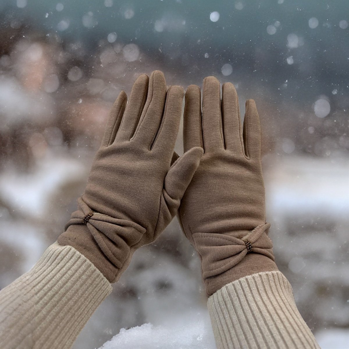 Handschoenen Dames - Winddicht - Wanten - Warm en Zacht - Dames ...