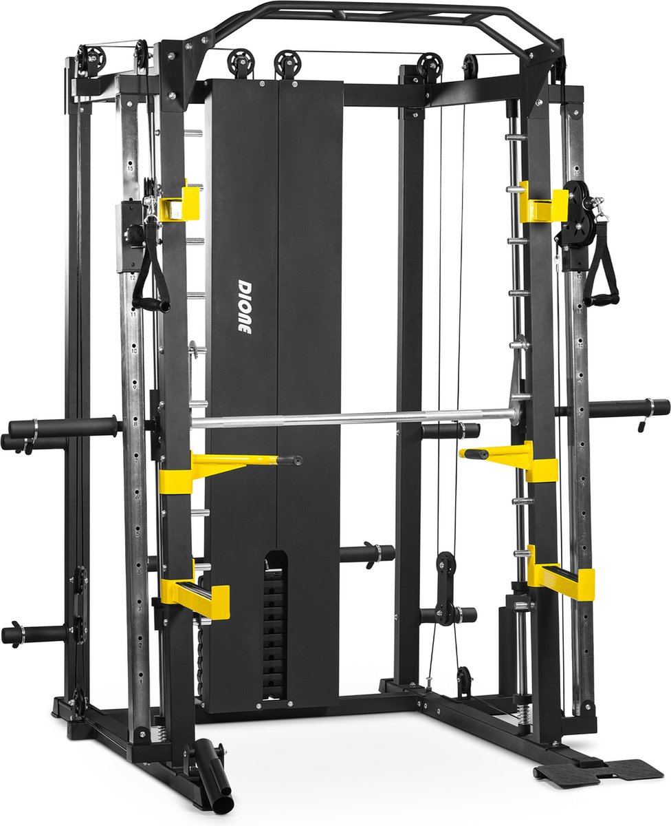 Dione S2 Smith Machine Cable Cross - 50kg Gewichten - Uitbreidbaar | bol