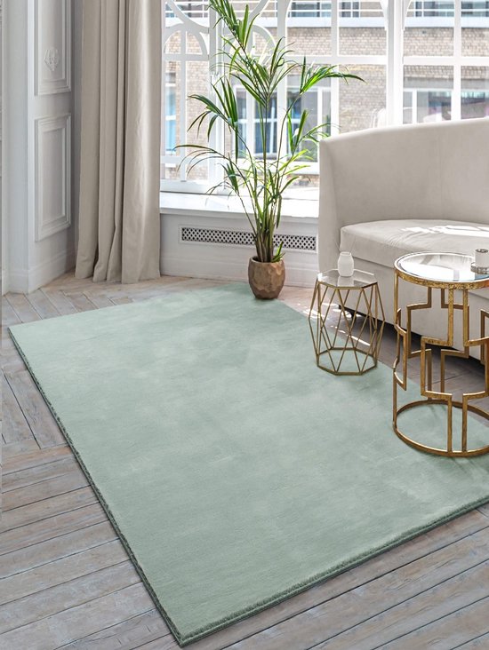 Karpet24 Modern Bont tapijt Lina Mint-80 x 150 cm | bol
