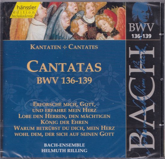 Cantatas BWV 136-139 - Johann Sebastian Bach - Gächinger Kantorei ...