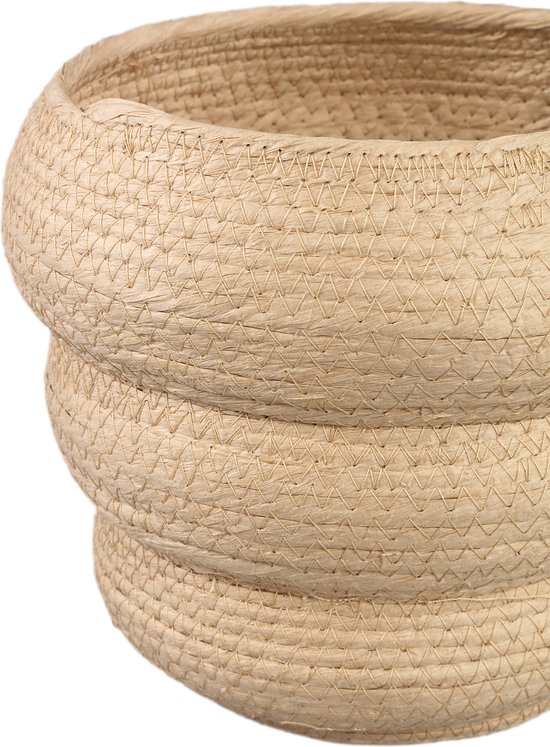 PTMD Summera Cream round paper rope pot layered SV3 | bol