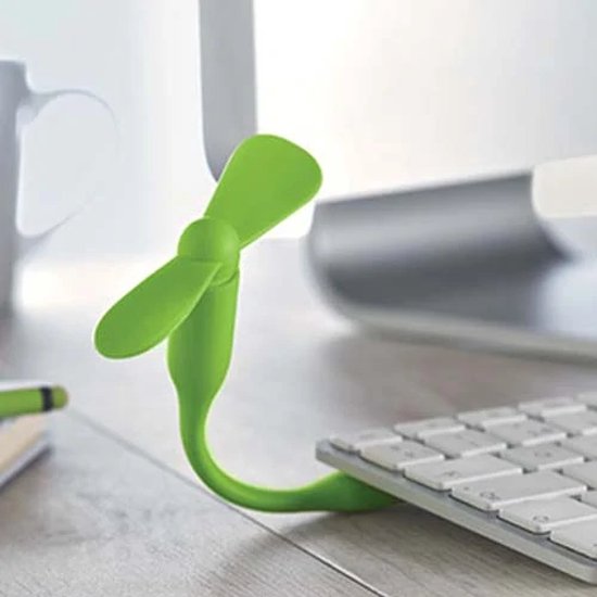 Laptop Ventilator - Groen - USB Ventilator Flexibel - USB Fan ...