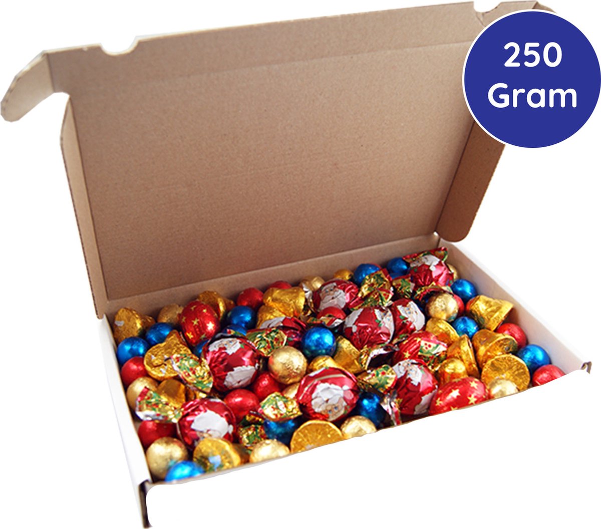 Mijn Snoepgoed - Chocolade Kerstmix - 250 Gram - Leuke Cadeau ...