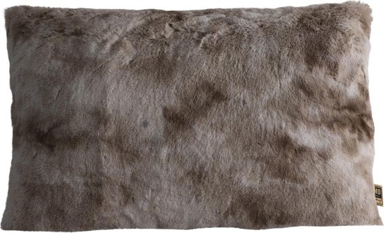 PTMD Linde Sierkussen - 40 x 10 x 60 cm - Fluweel - Bruin | bol
