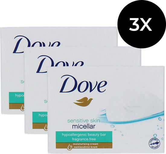 Dove Beauty Cream Bar Micellar - 3 x 90 g | bol