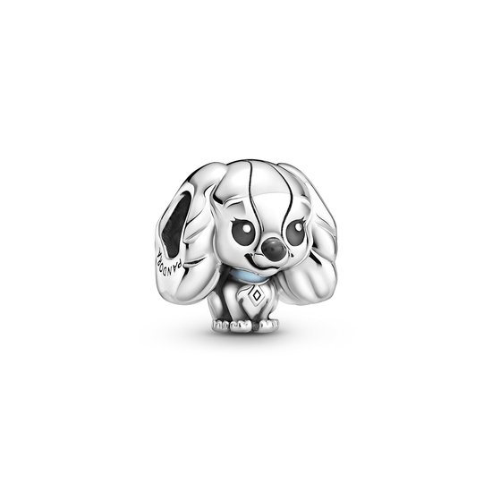 Pandora Bedel Disney Lady - Sterlingzilver - Zwart en blauw emaille ...